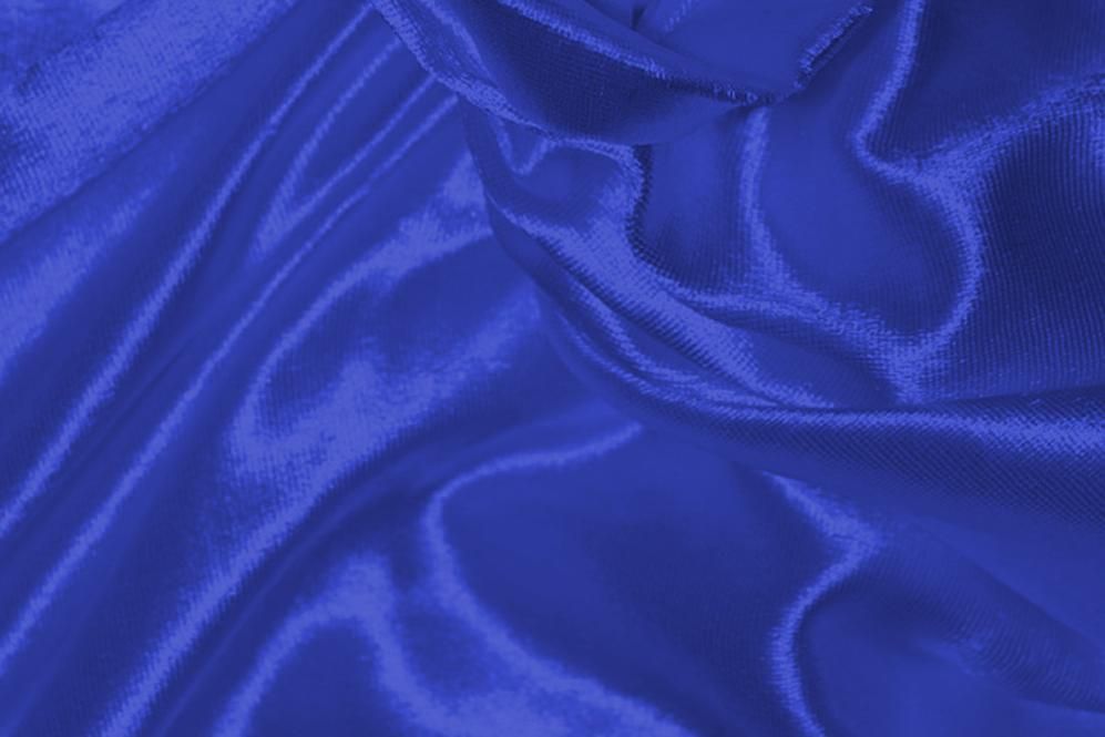 Samt-Stoff - Polyester Nachtblau | online Leder kaufen